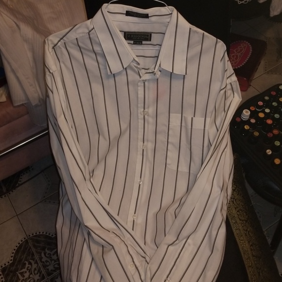 J. Riggins | Shirts | J Riggins Mens Striped Dress Shirt 7 3435 | Poshmark